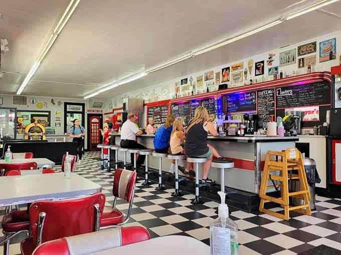 The counter seats fill up fast because locals know where the good stuff is hiding in plain sight.