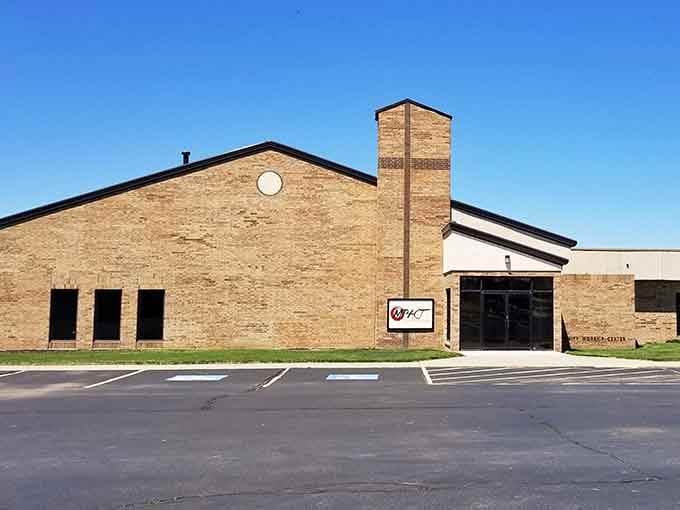 Community Worship Center's modern design shows that even newer buildings can respect their prairie surroundings.