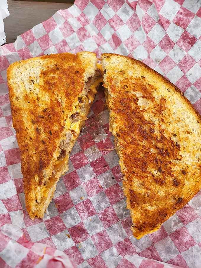 Golden-grilled cheese oozing melted goodness between toasted bread, proving simplicity often wins the day every single time.