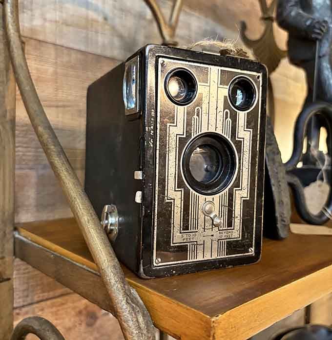 This box camera captured memories long before smartphones existed, when photography required actual skill and patience to master.