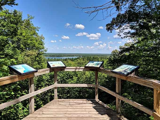 Observation deck offering panoramic views that make you forget you're winded from climbing all those stairs to get here.