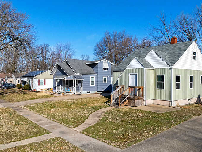 Tree-lined streets and well-maintained homes create neighborhoods where people actually know their neighbors' names still.