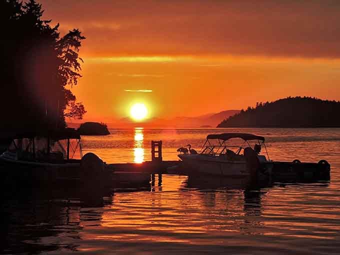 Sunsets that paint the sky in colors your camera can't quite capture but your memory absolutely will.