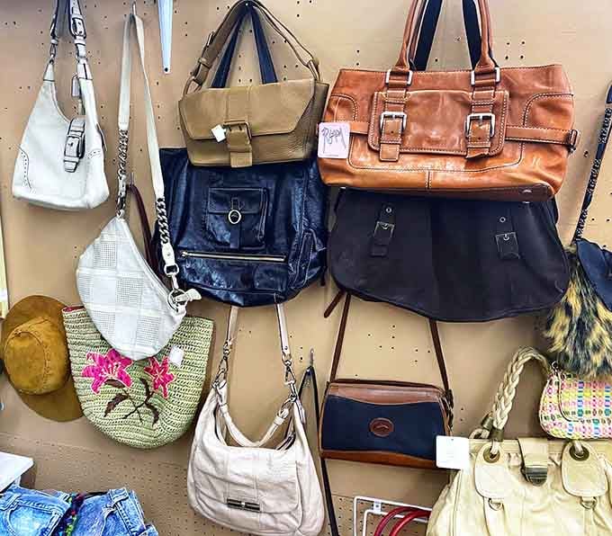Vintage handbags that have more character than most people you'll meet at the grocery store checkout.