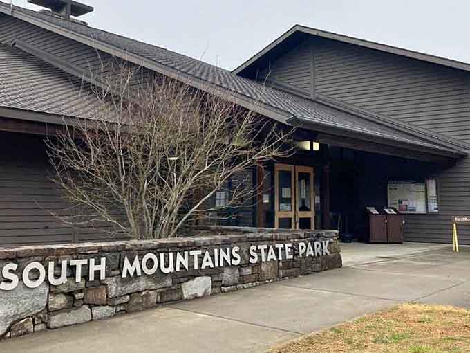 The visitor center stands ready to answer questions and point you toward your next great mountain memory.
