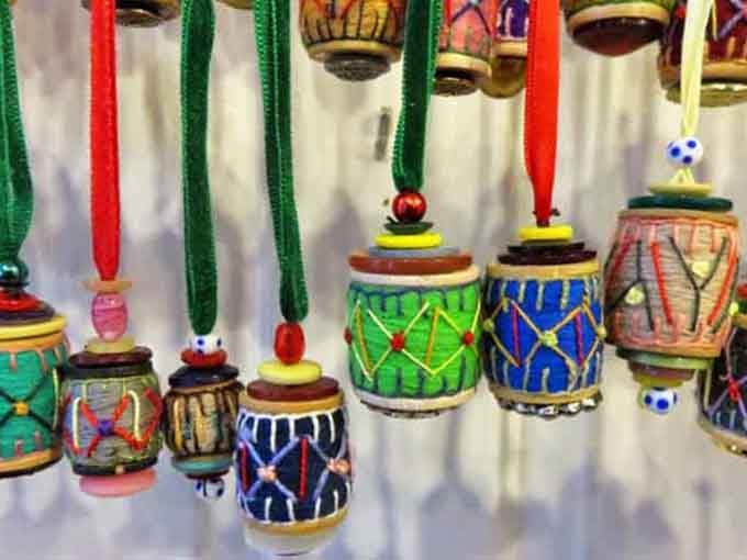 These handcrafted ornaments prove that textile artists can make literally anything look charming and delightful.