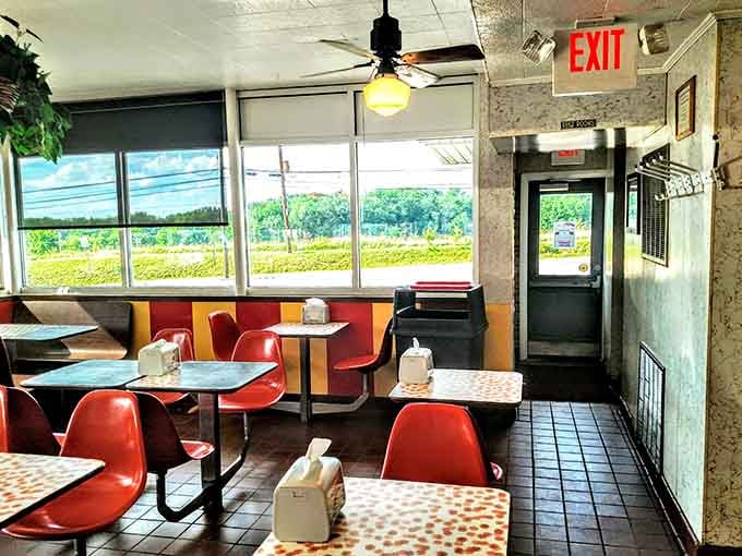 Windows that let the sunshine in while you enjoy food that brightens your day even more than natural light.