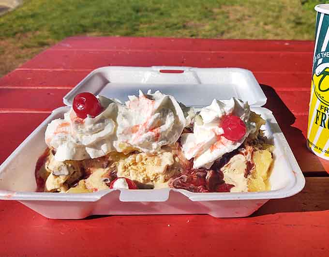 The banana split remains undefeated as the dessert that makes you wonder why you ever ordered anything else.