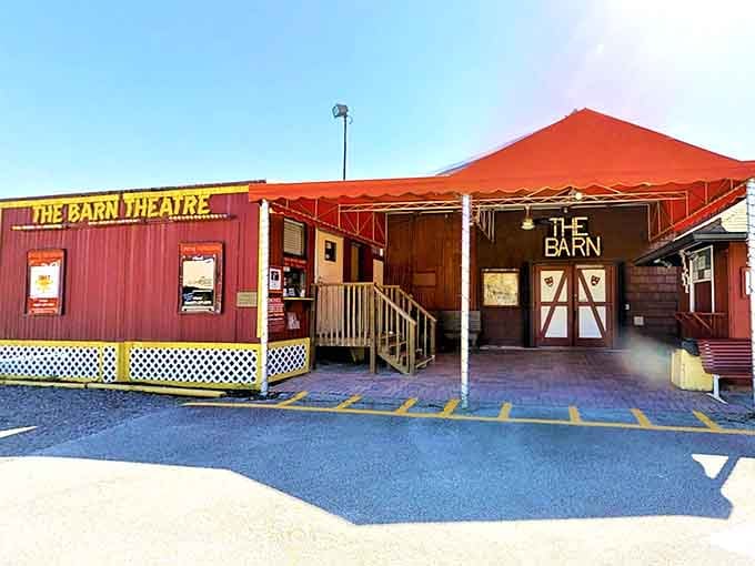 The Barn Theatre brings live entertainment to town in a venue that's charmingly rustic without requiring actual hay bales.