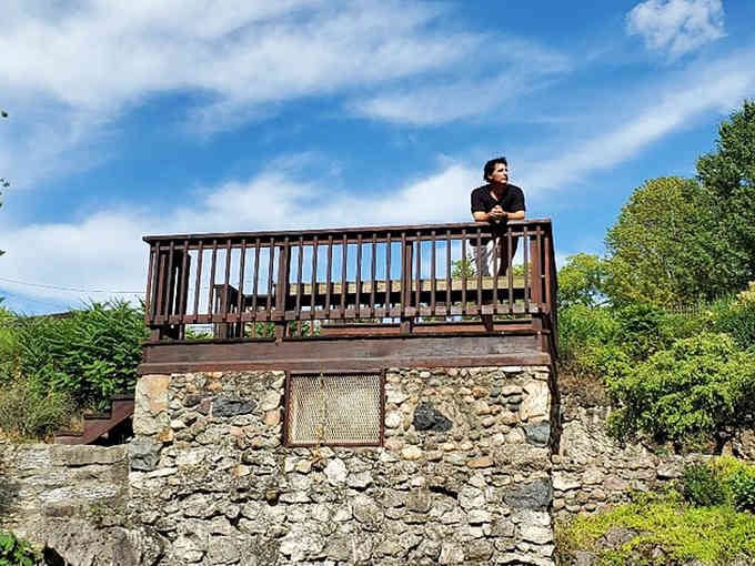 The best seat in the house for pretending you're surveying your vast estate instead of a public park.