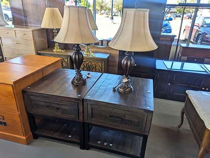 These matching lamps could class up any bedroom faster than you can say "interior design on a budget."