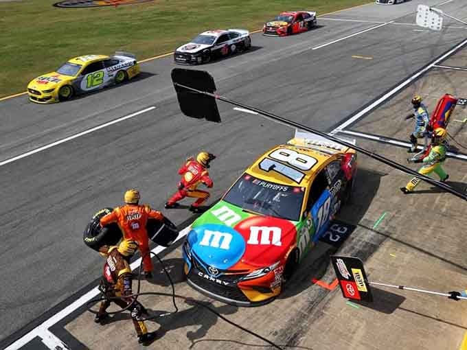Kyle Busch's M&M's car proves that candy-colored speed machines are absolutely a thing, and we're here for it.