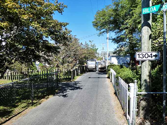 These narrow lanes were made for golf carts and leisurely strolls, not rush hour traffic and road rage.