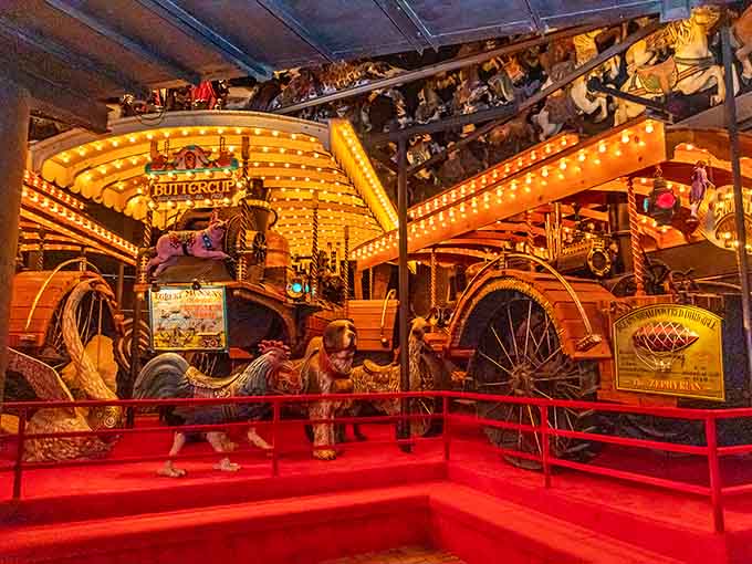 These vintage steam engines look ready to power a Jules Verne fantasy come magnificently to life.