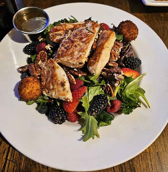 That salad looks almost too pretty to eat, but you'll manage just fine, trust me.