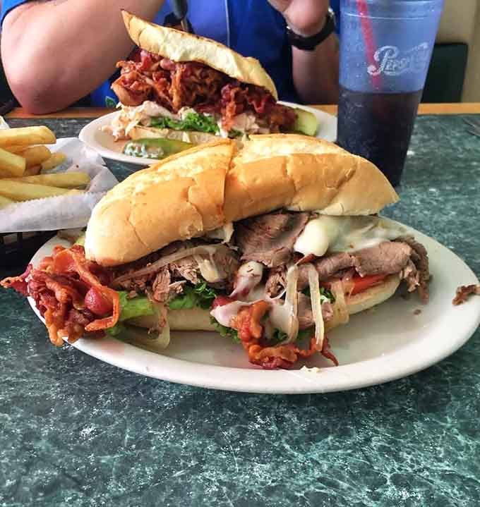 When your roast beef sub needs bacon reinforcements, you know the kitchen understands what America really wants for lunch.
