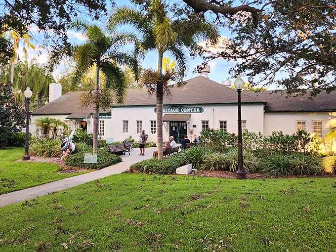Historic charm meets manicured lawns at this heritage center celebrating Florida's citrus legacy and simpler times.
