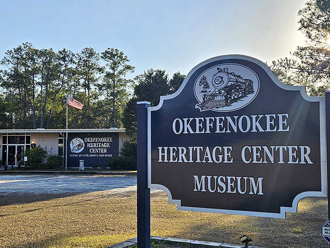 The Okefenokee Heritage Center preserves railroad history, reminding visitors that Waycross once moved America's commerce forward.
