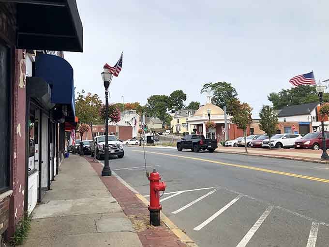 These tree-lined streets make you want to slow down, which is revolutionary thinking in modern Massachusetts life.