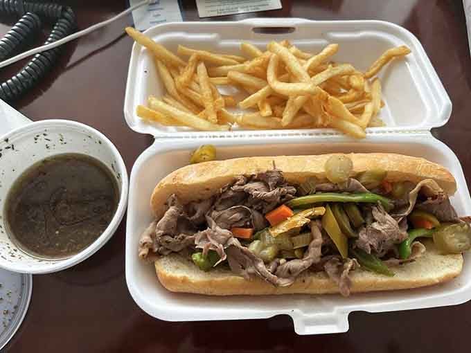 That Italian beef sandwich is a messy, magnificent tribute to Chicago's other great handheld food tradition.