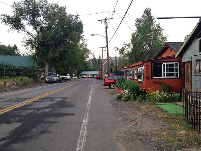 Quiet residential streets where neighbors actually know each other's names and wave without checking phones first.
