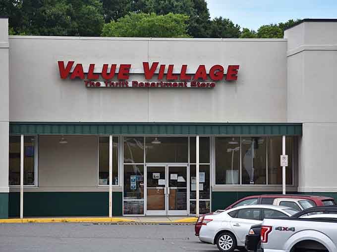 Bold red letters announce value that actually delivers, unlike those "sale" signs at fancy stores downtown.