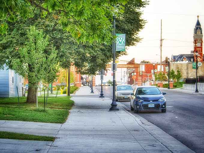 Maryville's tree-lined streets and historic buildings create a welcoming downtown atmosphere that makes visitors want to stay longer every time.