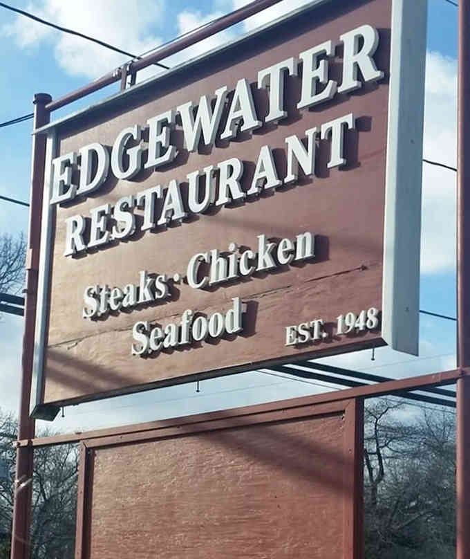 Since 1948, this sign has been guiding hungry travelers to steaks, chicken, and some seriously memorable Chesapeake Bay crab cakes.