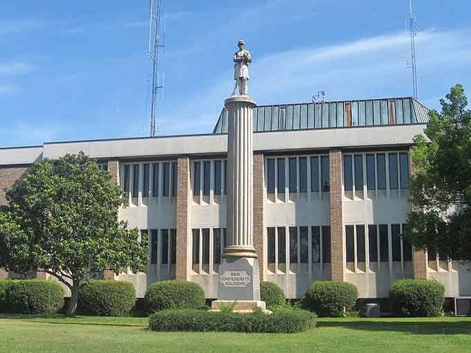 That Art Deco monument stands like a proud sentinel, reminding everyone that civic pride never goes out of style.