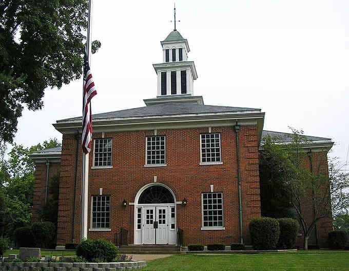 This dignified courthouse with its cupola represents the kind of timeless civic architecture that anchors every great small town.