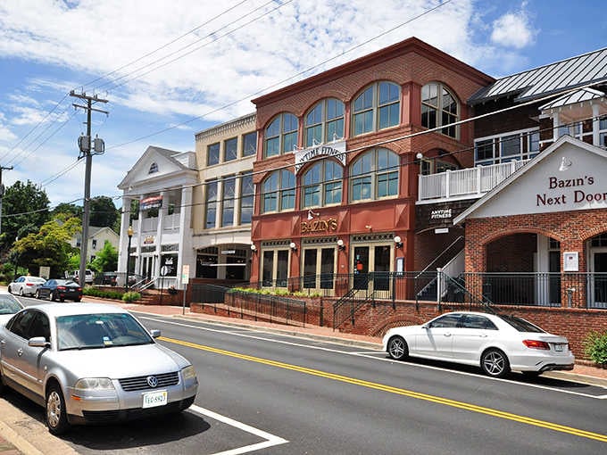 Those arched windows overlook a main street that's seen more Sunday dinners than your grandmother's dining room.