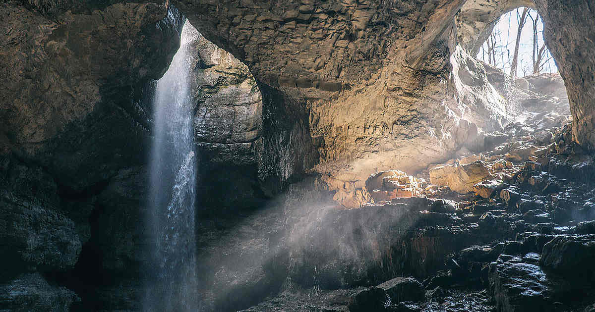 Alabama Has A Secret Cave With A Waterfall Inside That Looks Like ...
