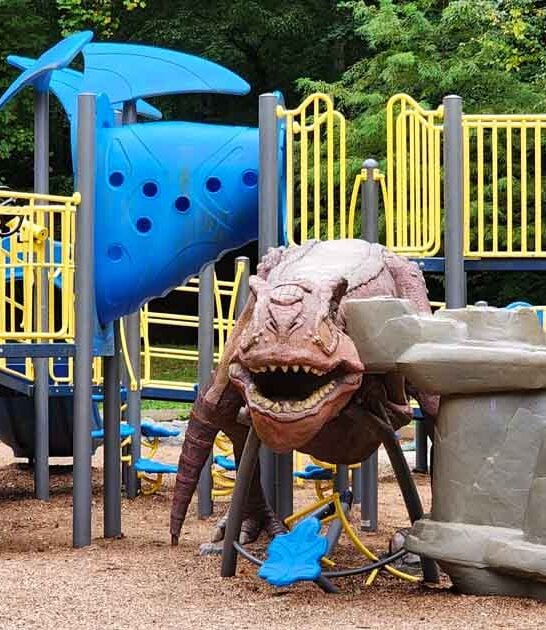 Kids Will Go Wild For This Dinosaur-Themed Playground Hiding In North Carolina