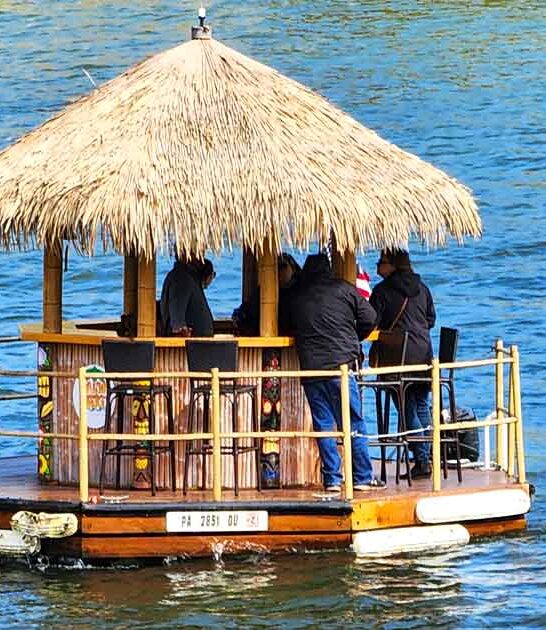 floating tiki bar pennsylvania ftr