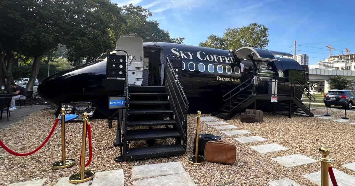 Grab A Cup Of Coffee At A Renovated Delta Airplane At This Quirky Florida Cafe