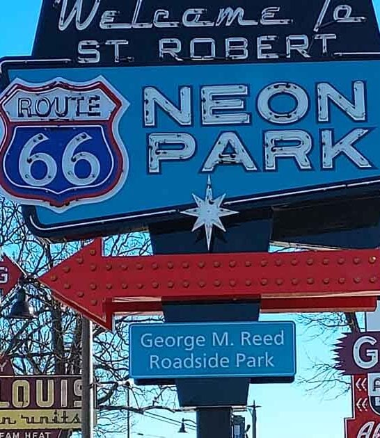 glowing neon park missouri ftr