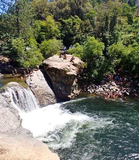 gorgeous waterfall pool california ftr