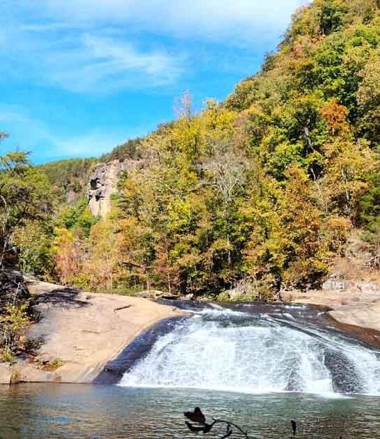 hidden natural waterslide georgia ftr