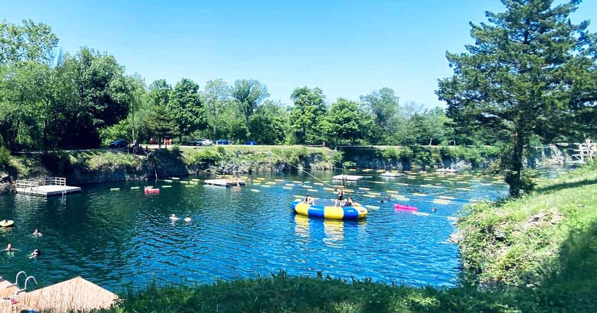 This Brilliant Blue Pool In Indiana Looks Like A Dream