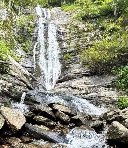 magnificent north carolina waterfall ftr