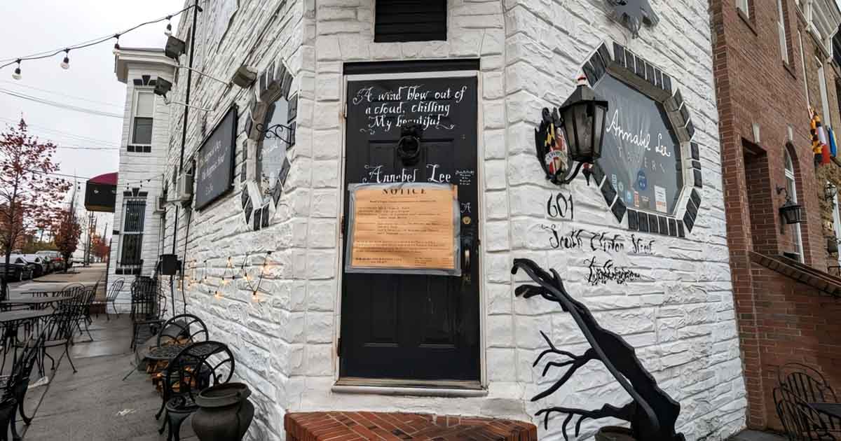 This Edgar Allan Poe-Themed Restaurant In Maryland Is Like Stepping ...