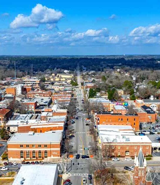 postcard like georgia town ftr