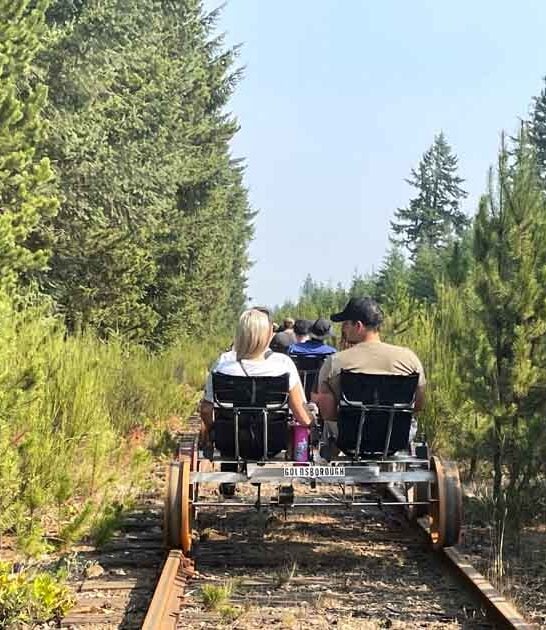 rail biking ride washington ftr
