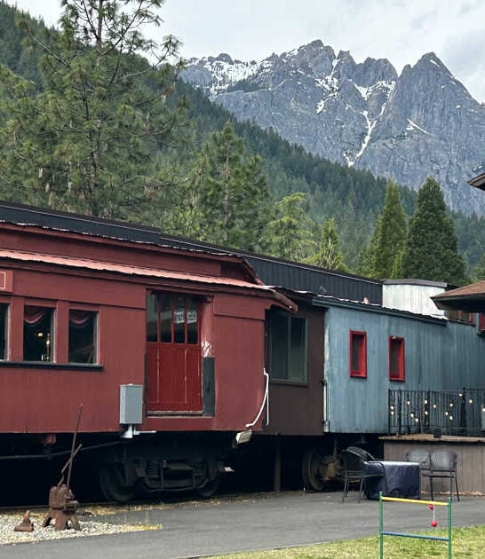 This Railroad-Themed Bed & Breakfast In California Lets You Sleep Inside Real Box Cars