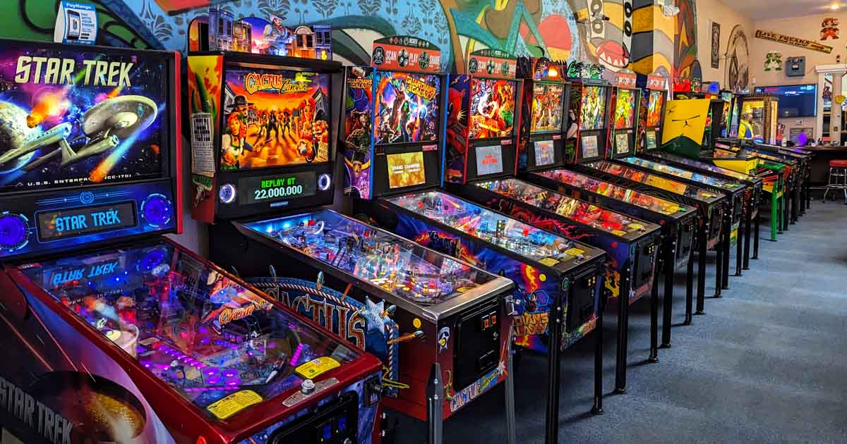 This Retro Indiana Arcade Has Over 25 Pinball Machines And It's Pure Magic