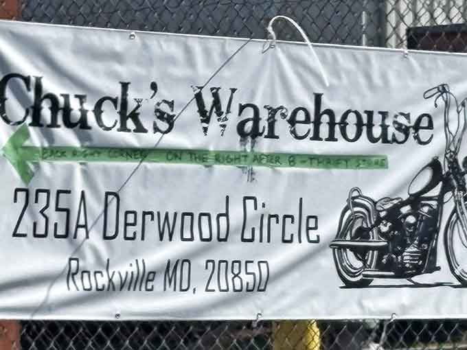 Follow the arrow, trust the sign, and prepare yourself for a warehouse full of genuinely great finds.