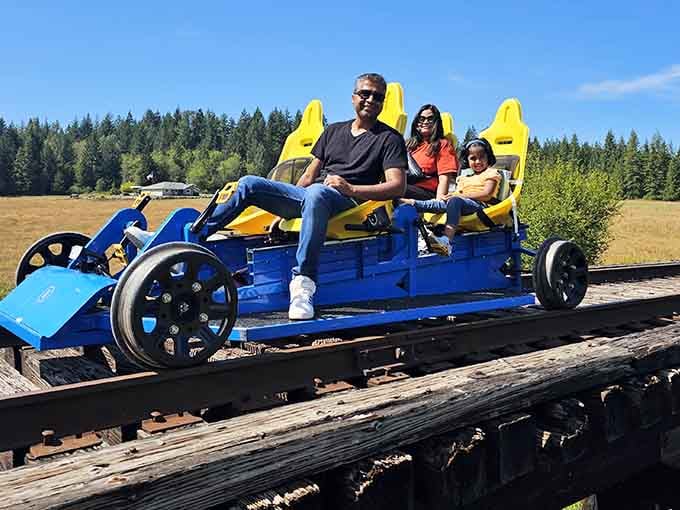 All aboard the most colorful ride in Washington, where yellow seats and big smiles are strictly mandatory.