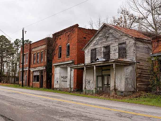 These abandoned buildings once buzzed with commerce; now they're monuments to Virginia's vanished small-town dreams.