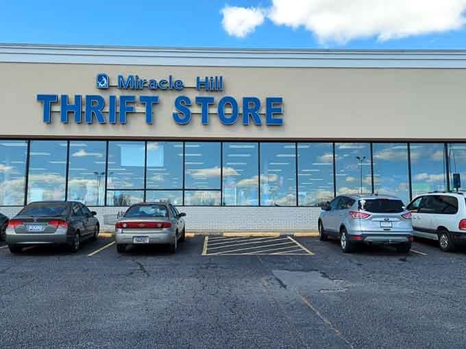 A thrift lover's paradise awaits inside Miracle Hill, where every aisle holds a potential treasure worth celebrating.