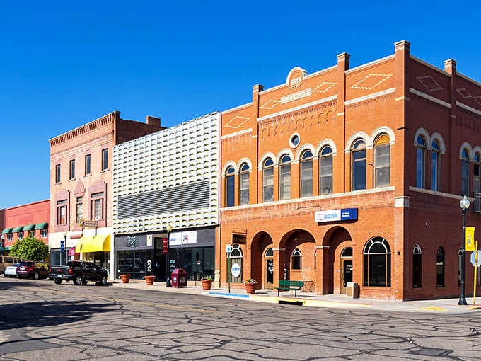 Downtown La Junta wears its history proudly on weathered brick facades that have witnessed a century of stories.